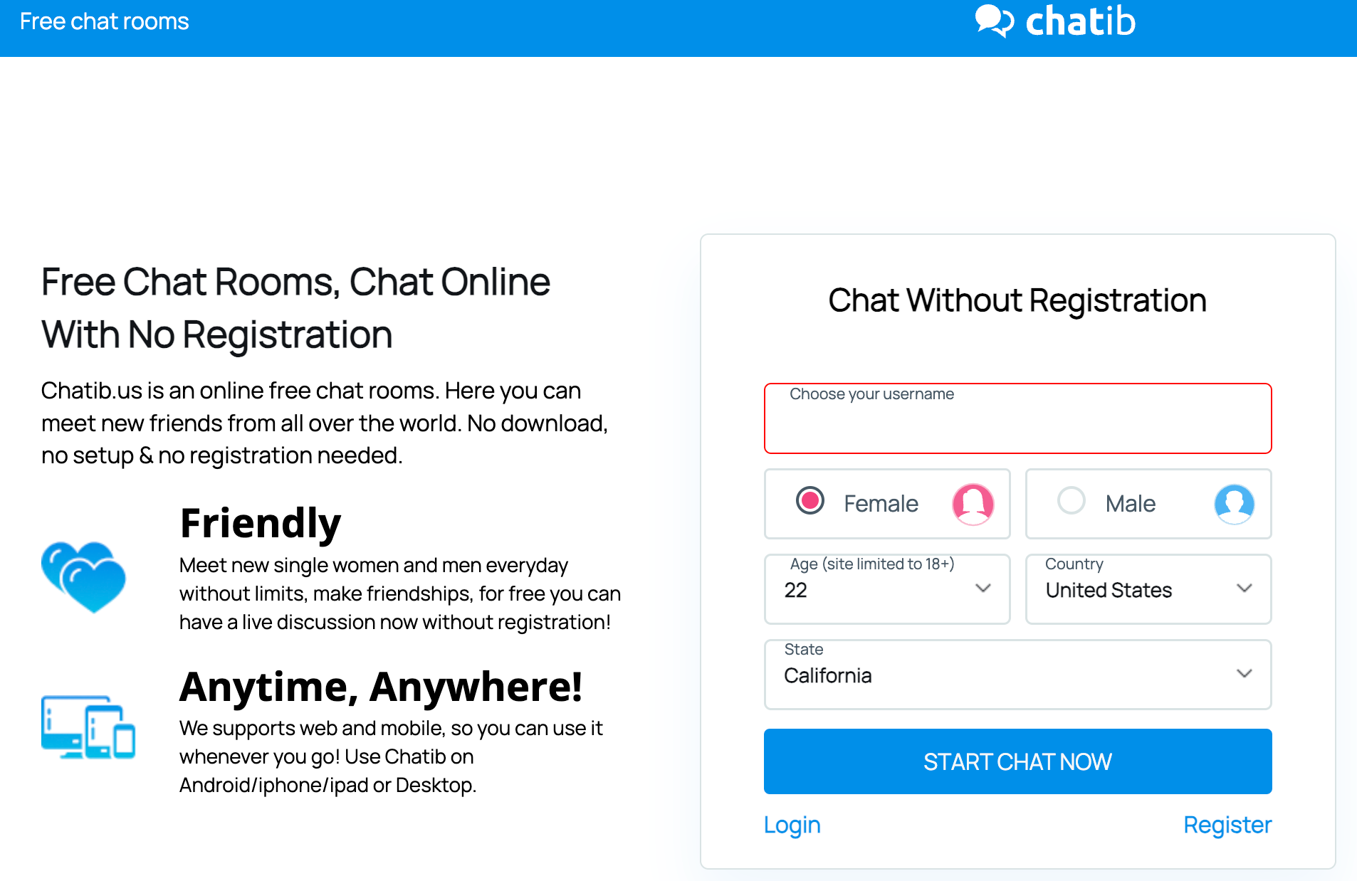 Chatib Review - 1v1 Chat